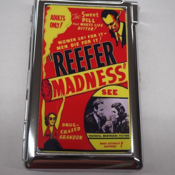 TSC | Accessories | Reefer Madness Cigarette Case With Built In Butane Lighter | Poshmark